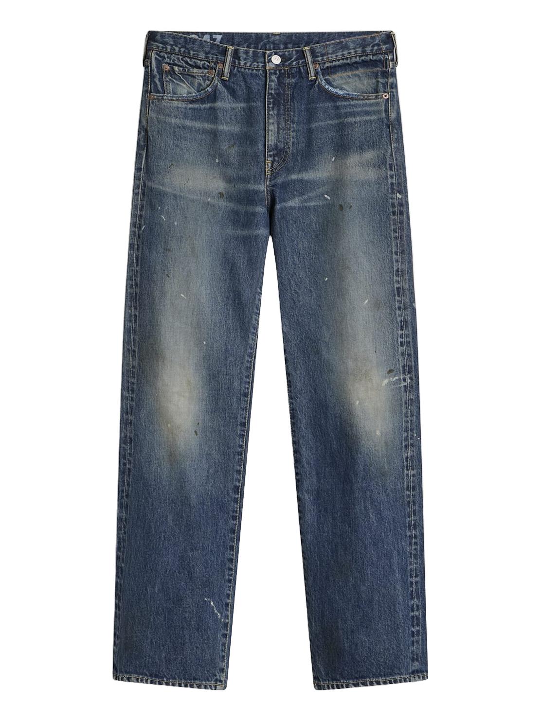VISVIM social sculpture 03 wide damaged jeans